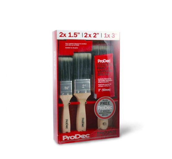PRODEC PREMIER PAINT BRUSH SET - Symphony Narrowboat Paint